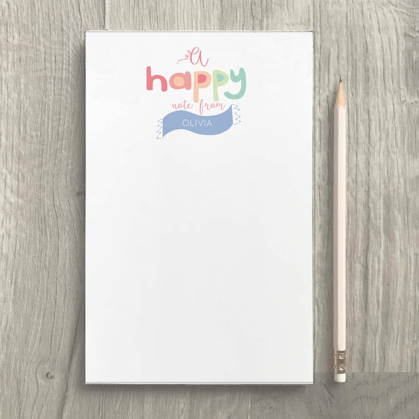Happy Notes Notepad | Label Circus