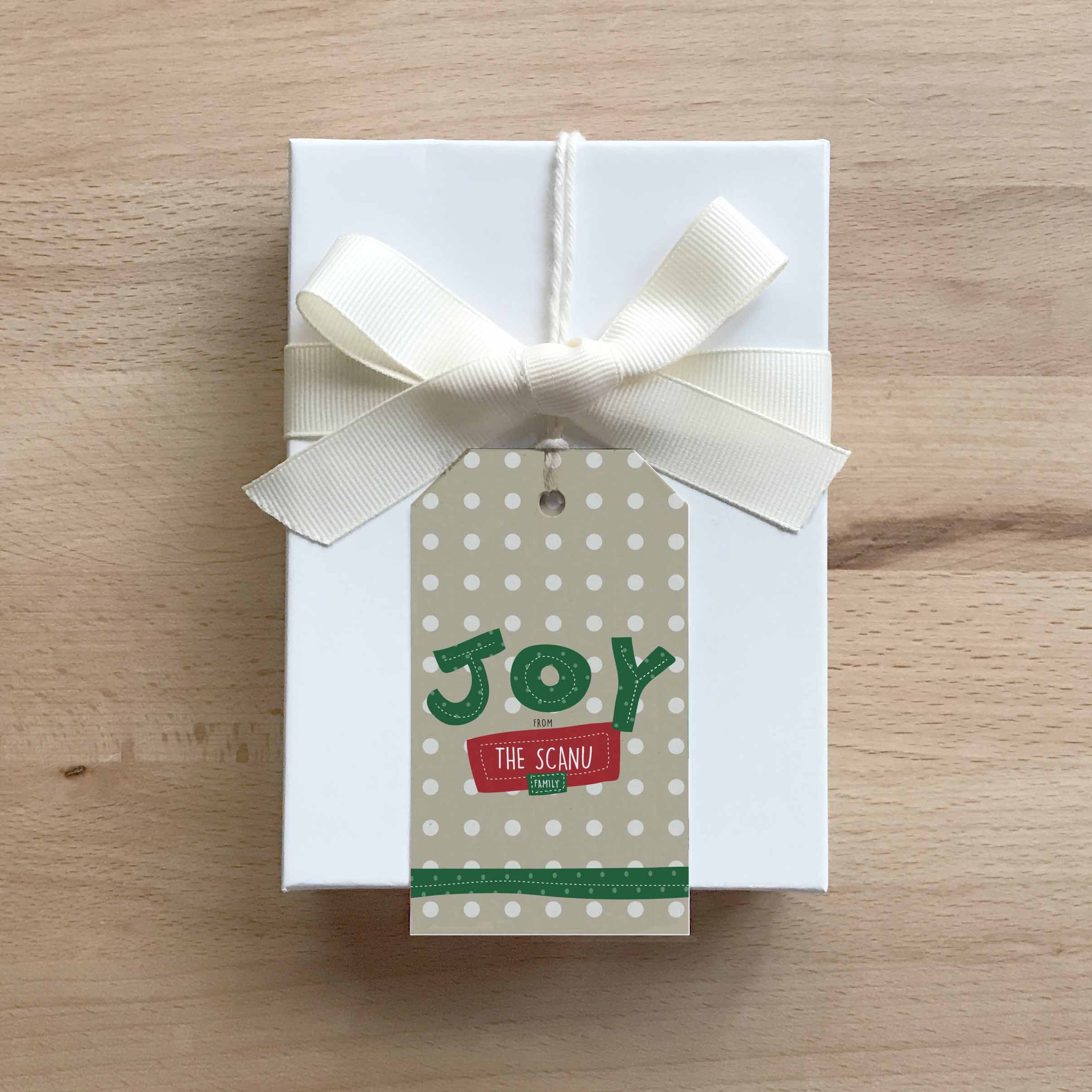 Joy Gift Tag (set of 24) | Label Circus